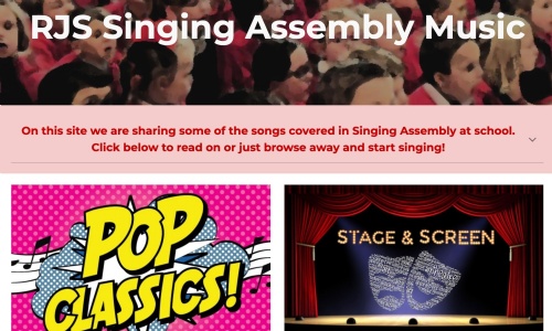 Rosehill Junior School - Singing Assembly Website